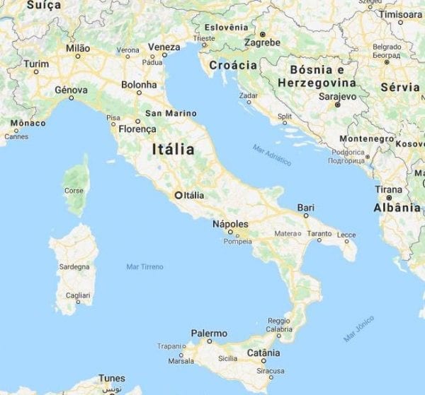 Mapa da Itália: melhores roteiros e cidades na Itália - Viajando Para ...